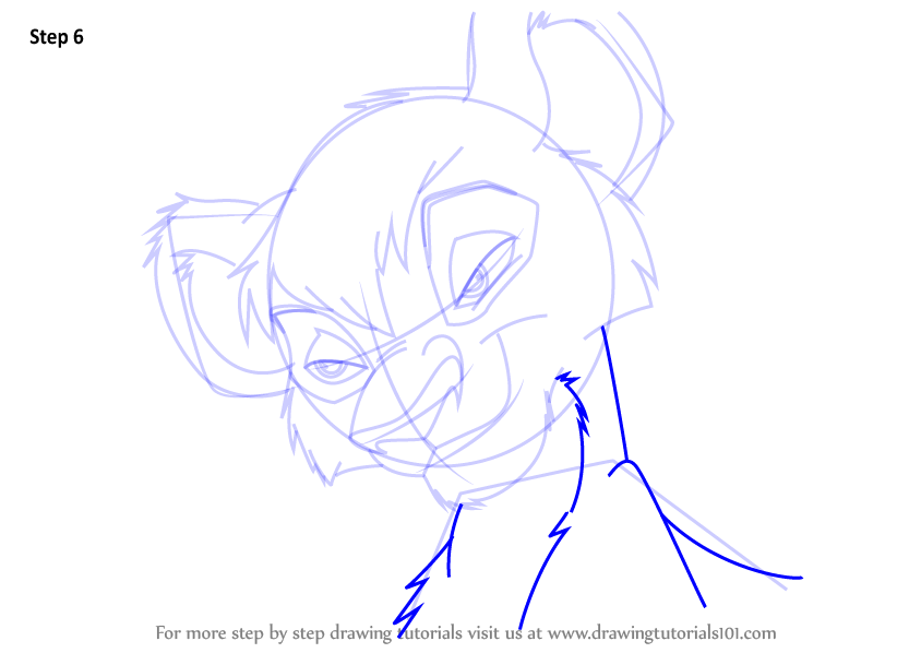 How to Draw Vitani from The Lion Guard (The Lion Guard) Step by Step ...