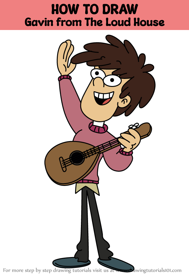 How to Draw Gavin from The Loud House (The Loud House) Step by Step ...