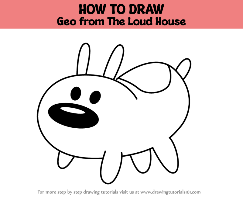 How to Draw Geo from The Loud House (The Loud House) Step by Step ...