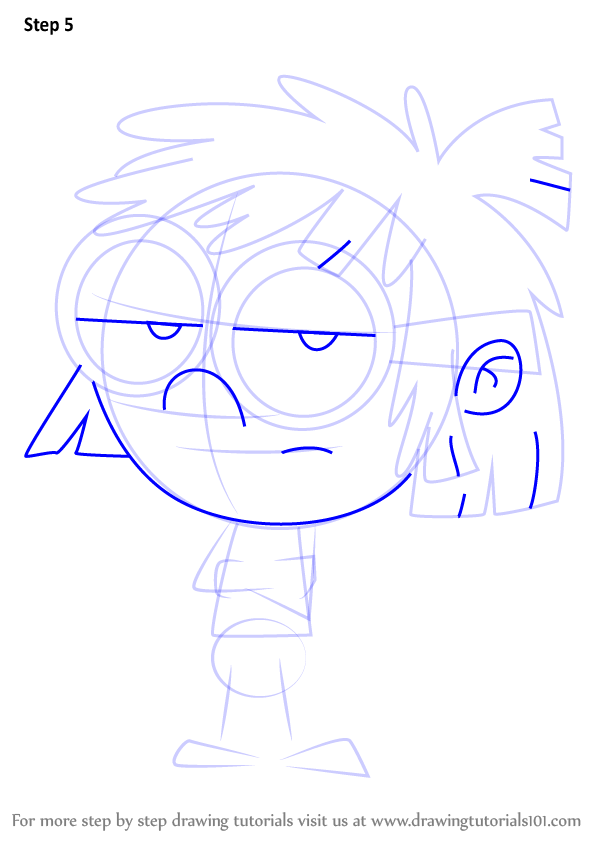 How to Draw Lisa Loud from The Loud House (The Loud House) Step by Step ...