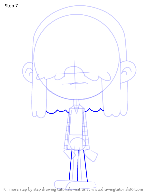 How to Draw Lucy Loud from The Loud House (The Loud House) Step by Step ...