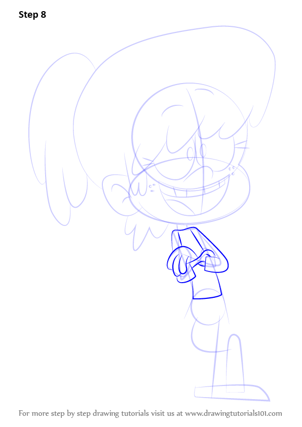 How to Draw Lynn Loud from The Loud House (The Loud House) Step by Step ...