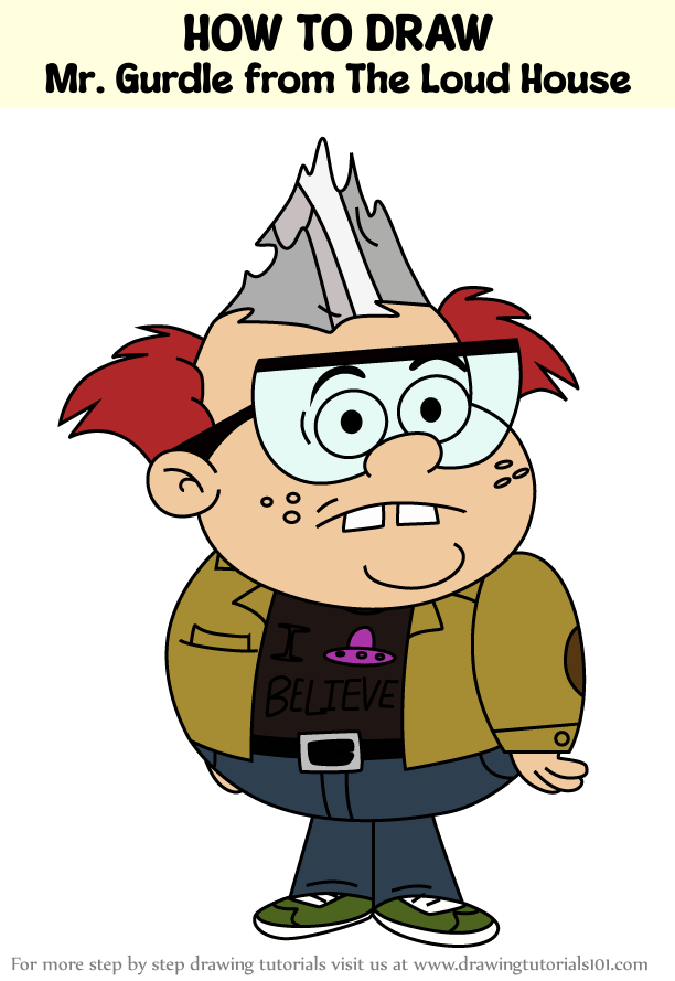 How to Draw Mr. Gurdle from The Loud House (The Loud House) Step by ...