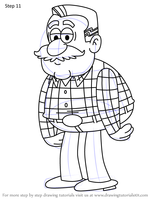How to Draw Mr. Suarez from The Loud House (The Loud House) Step by ...