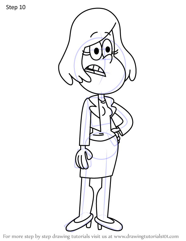 How to Draw Principal Valenzuela from The Loud House (The Loud House ...