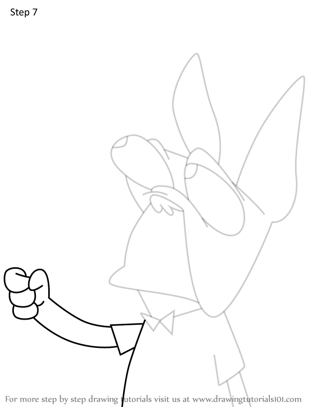 How to Draw Dog Bartender from The Mighty B! (The Mighty B!) Step by ...