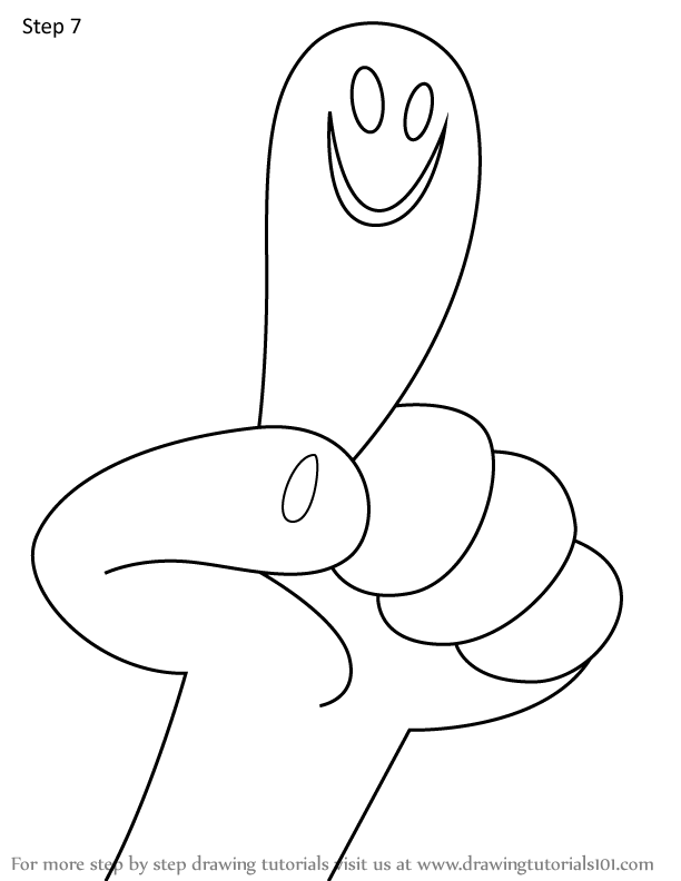 How to Draw Finger from The Mighty B! (The Mighty B!) Step by Step ...