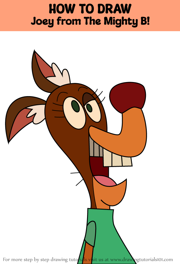 How to Draw Joey from The Mighty B! (The Mighty B!) Step by Step ...