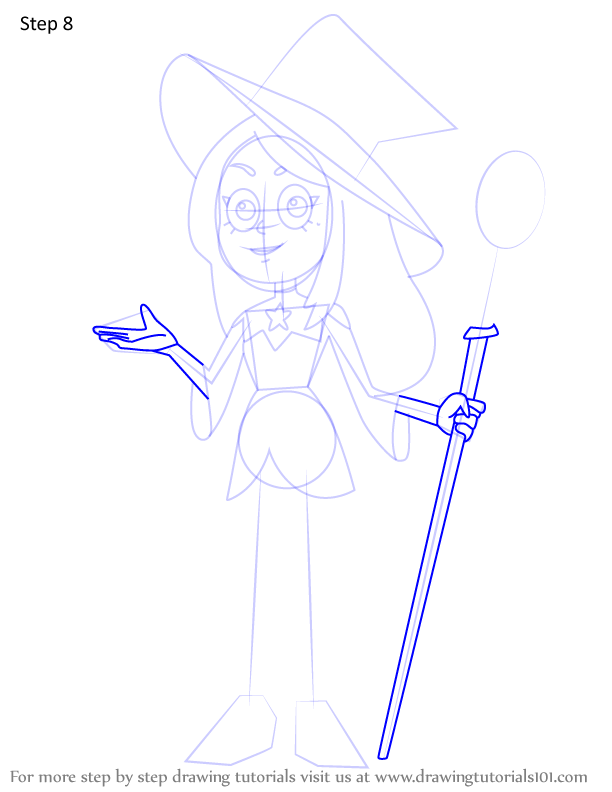How to Draw Azura from The Owl House (The Owl House) Step by Step ...