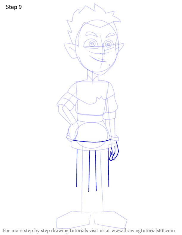 How to Draw Gavin from The Owl House (The Owl House) Step by Step ...