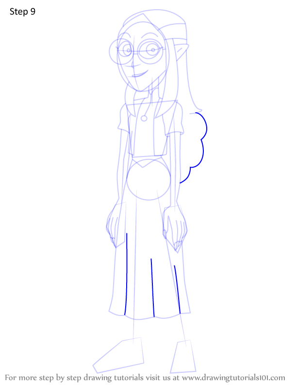How to Draw Lilith Clawthorne from The Owl House (The Owl House) Step ...