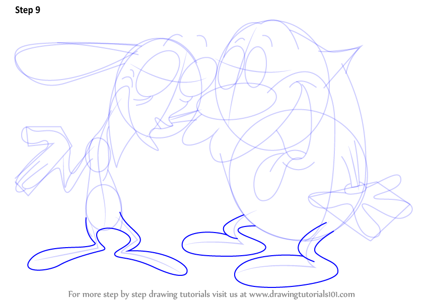 How to Draw Ren and Stimpy (The Ren and Stimpy Show) Step by Step ...