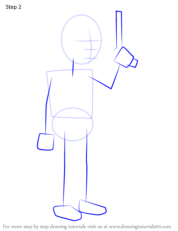 How to Draw Aaron Burr from Simpsons (The Simpsons) Step by Step ...