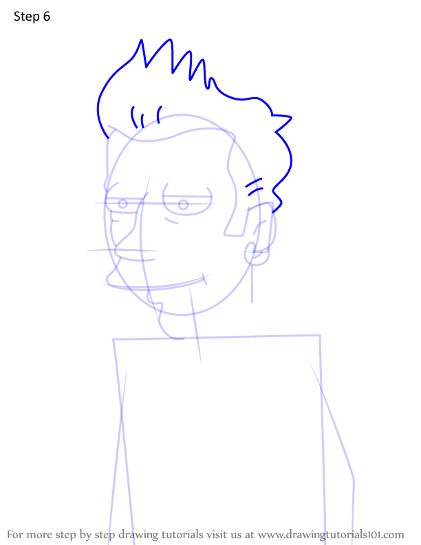 How to Draw Brandt from Simpsons (The Simpsons) Step by Step ...