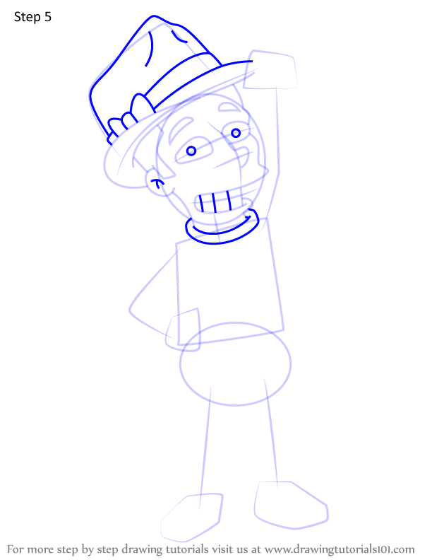How to Draw Brendan Beiderbecke from Simpsons (The Simpsons) Step by ...