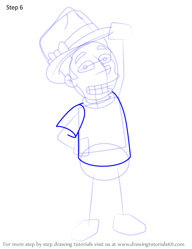 How to Draw Brendan Beiderbecke from Simpsons (The Simpsons) Step by ...