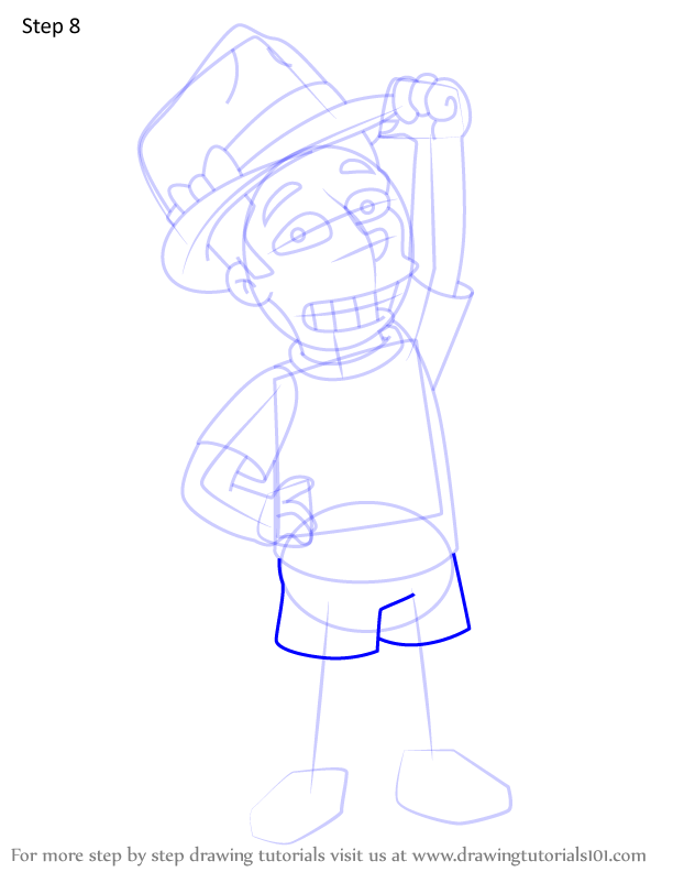 How to Draw Brendan Beiderbecke from Simpsons (The Simpsons) Step by ...