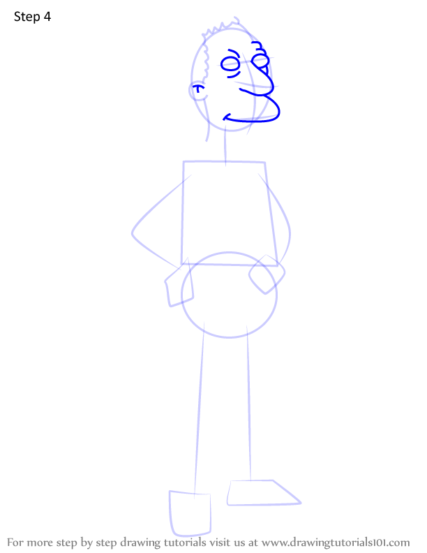 How to Draw Carl Carlson from Simpsons (The Simpsons) Step by Step ...