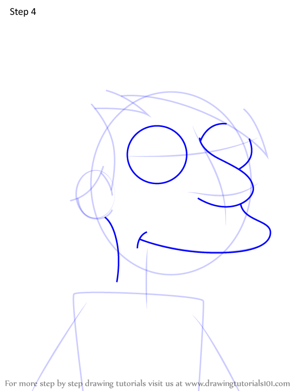 How to Draw Chuck Berger from Simpsons (The Simpsons) Step by Step ...