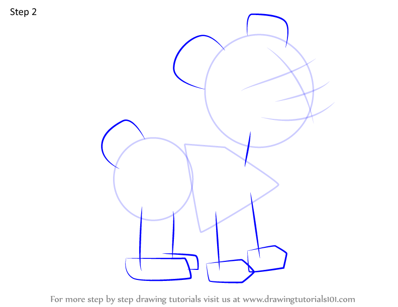 How to Draw Curious Bear Cub from Simpsons (The Simpsons) Step by Step ...