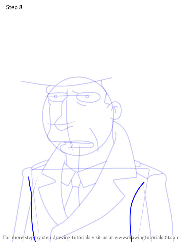 How to Draw Dexter Colt from Simpsons (The Simpsons) Step by Step ...