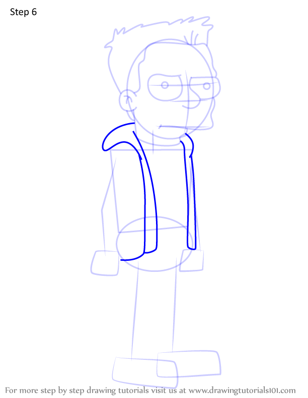 How to Draw Donny from Simpsons (The Simpsons) Step by Step ...
