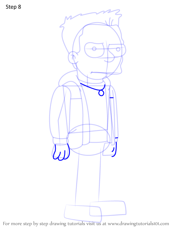How to Draw Donny from Simpsons (The Simpsons) Step by Step ...