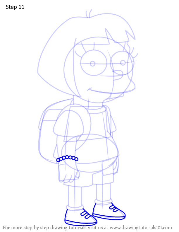 How to Draw Dora Marquez from Simpsons (The Simpsons) Step by Step ...