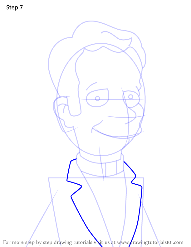 How to Draw Elijah Hooper from Simpsons (The Simpsons) Step by Step ...