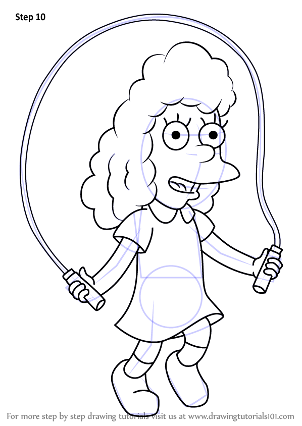 How to Draw Janey Powell from The Simpsons (The Simpsons) Step by Step ...