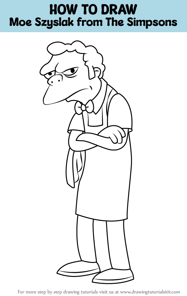 Moe Szyslak Coloring Page Today, December 17, On The Birthday Of The