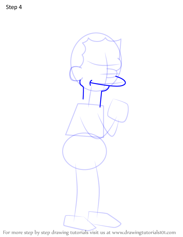 How to Draw Rodney Flanders from Simpsons (The Simpsons) Step by Step ...