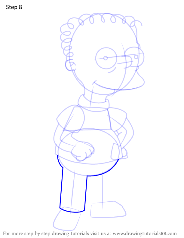 How to Draw Wendell Borton from Simpsons (The Simpsons) Step by Step ...