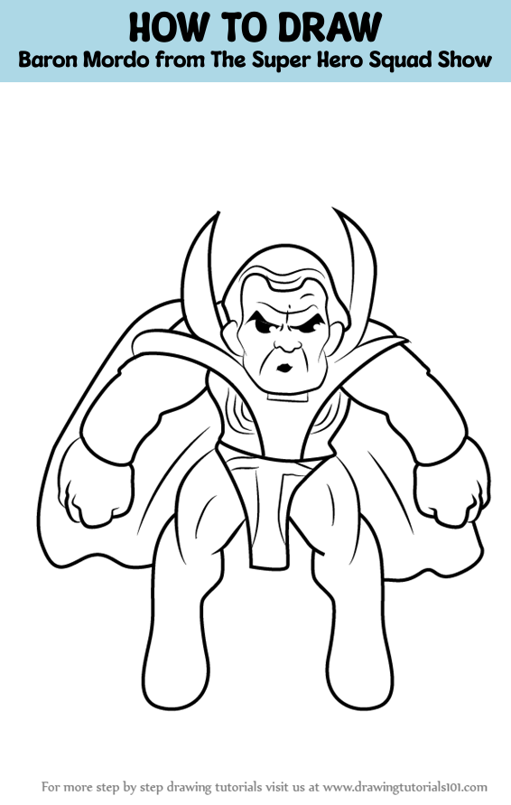 How to Draw Baron Mordo from The Super Hero Squad Show (The Super Hero ...