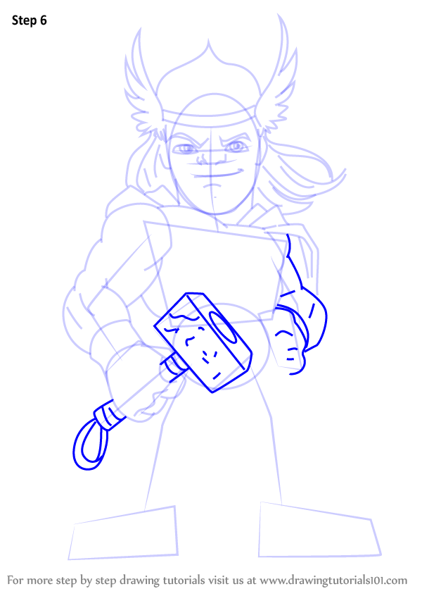 How to Draw Thor from The Super Hero Squad Show (The Super Hero Squad ...
