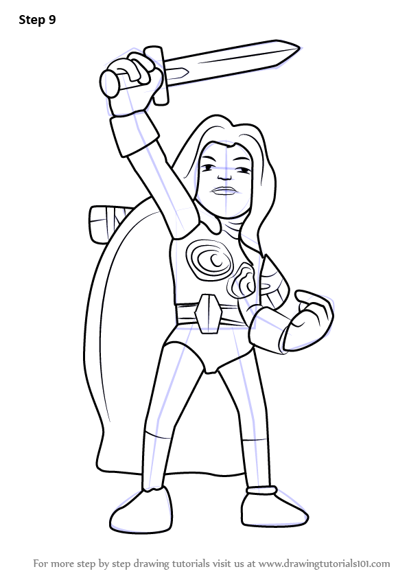 How to Draw Valkyrie from The Super Hero Squad Show (The Super Hero ...