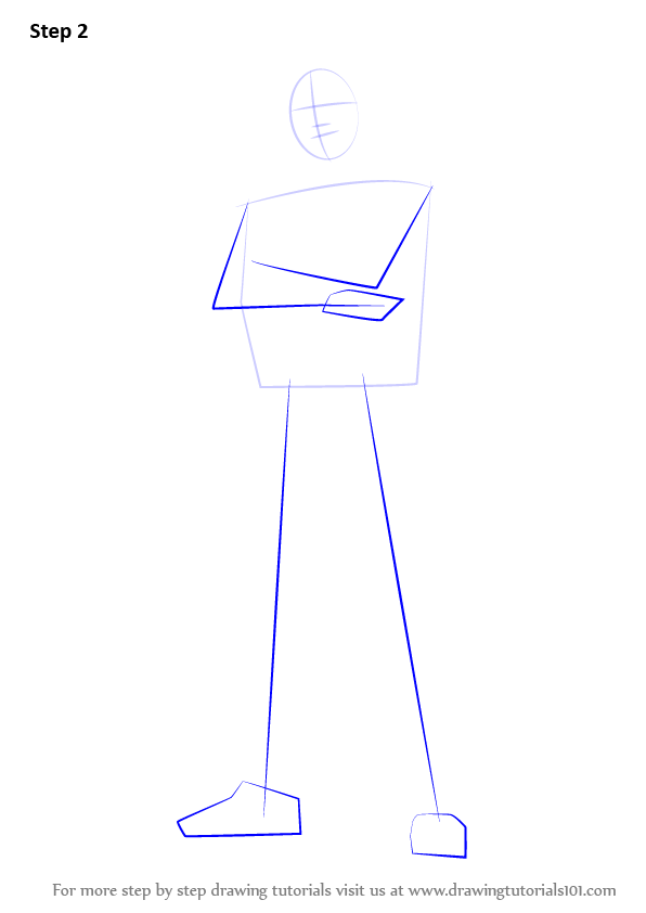 How to Draw Hank Thunderman from The Thundermans (The Thundermans) Step ...