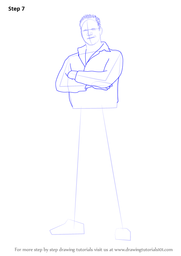 How to Draw Hank Thunderman from The Thundermans (The Thundermans) Step ...
