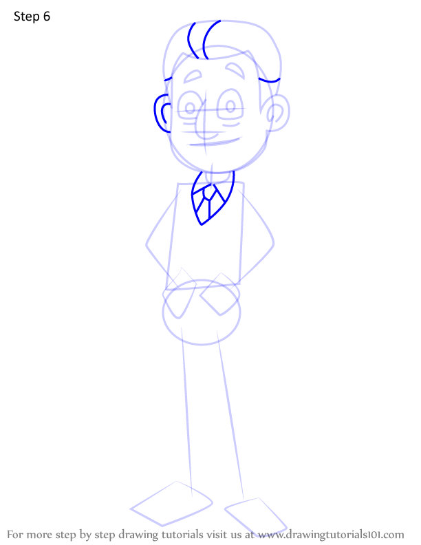 How to Draw Dr. Brown from The Twisted Timeline of Sammy & Raj (The ...