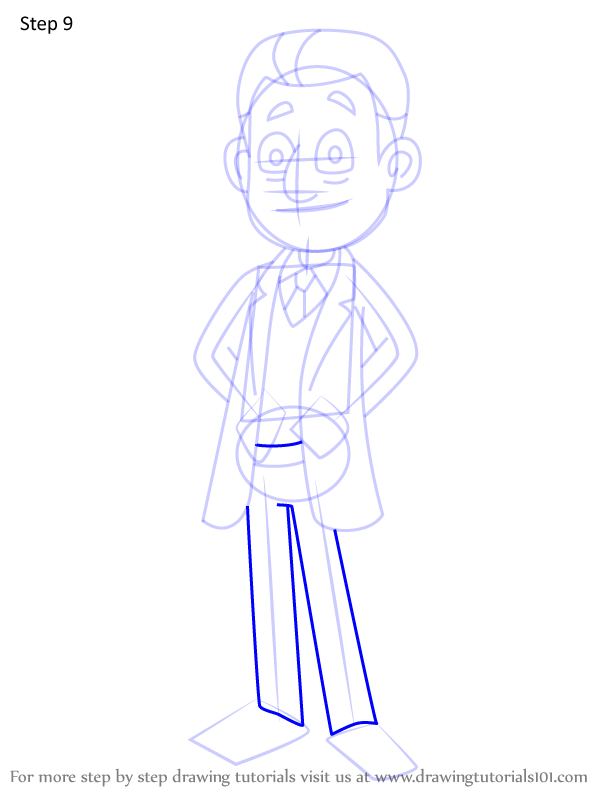 How to Draw Dr. Brown from The Twisted Timeline of Sammy & Raj (The ...
