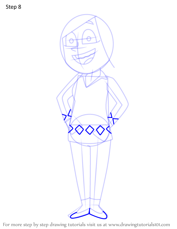 How to Draw Uma Gupta from The Twisted Timeline of Sammy & Raj (The ...