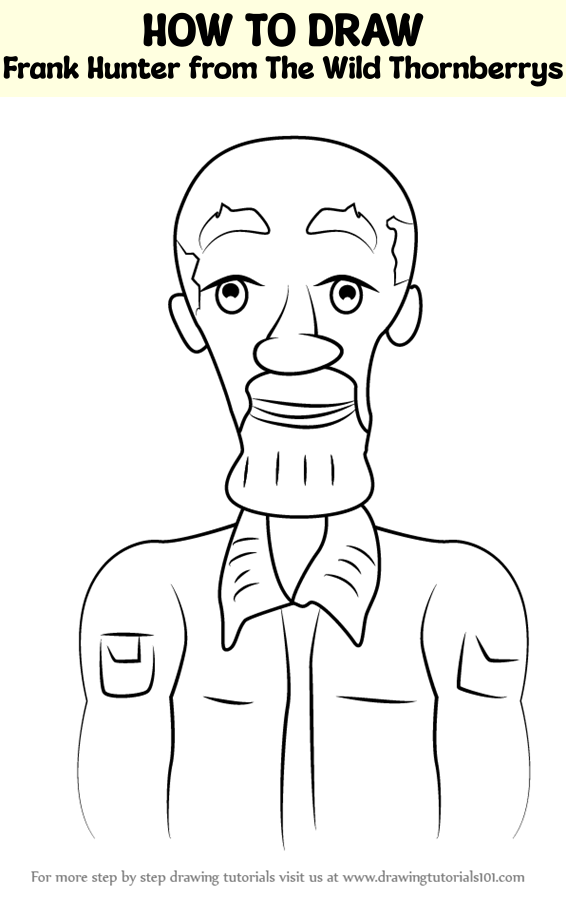 How to Draw Frank Hunter from The Wild Thornberrys (The Wild ...