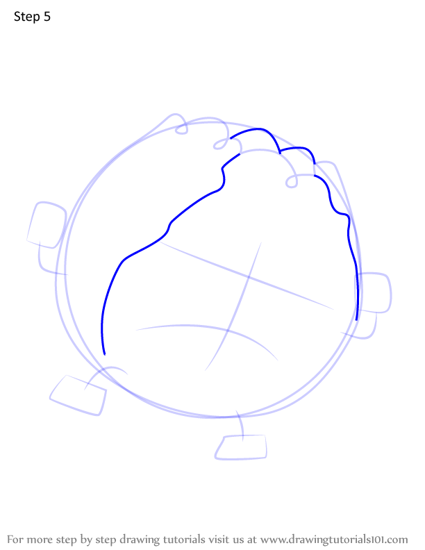 How to Draw Cabbage Monster from Tish Tash (Tish Tash) Step by Step ...