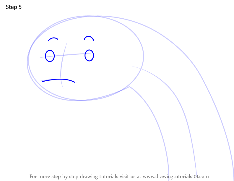 How to Draw Red Snake from Tish Tash (Tish Tash) Step by Step ...