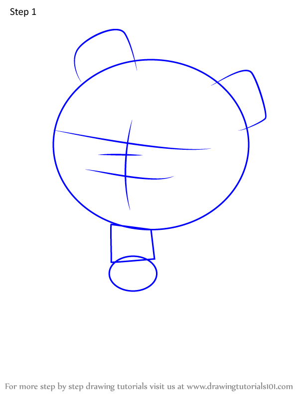 How to Draw Tash from Tish Tash (Tish Tash) Step by Step ...