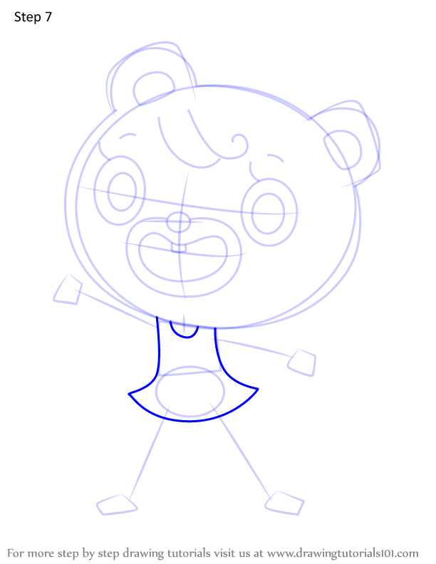 How to Draw Tash from Tish Tash (Tish Tash) Step by Step ...