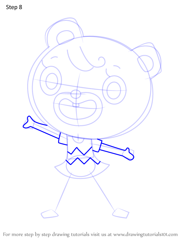 How to Draw Tash from Tish Tash (Tish Tash) Step by Step ...