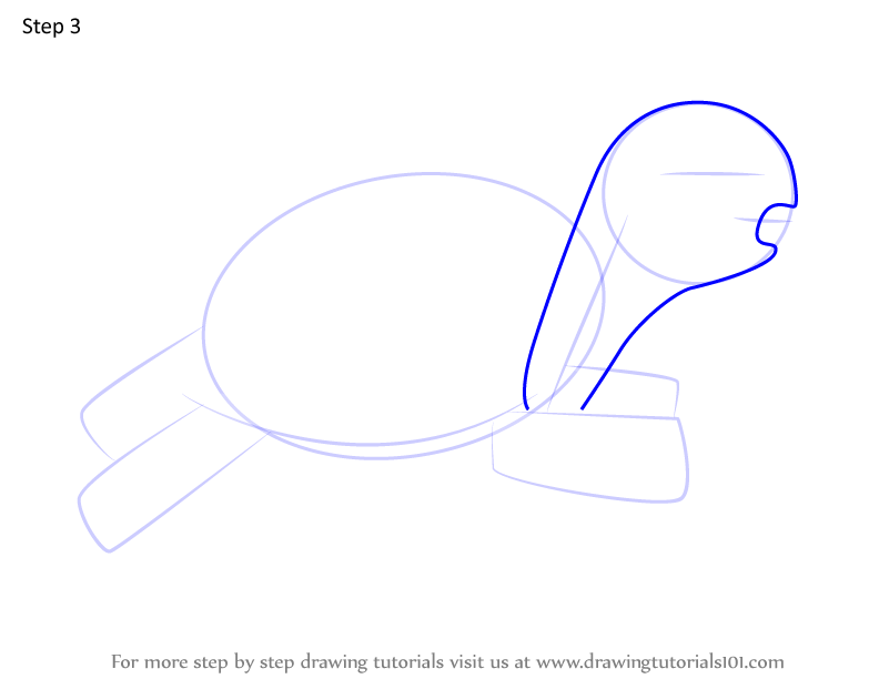 How to Draw Tiny Turtle from Tish Tash (Tish Tash) Step by Step ...