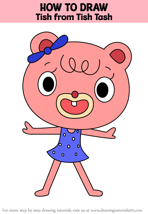 How to Draw Tish from Tish Tash (Tish Tash) Step by Step ...