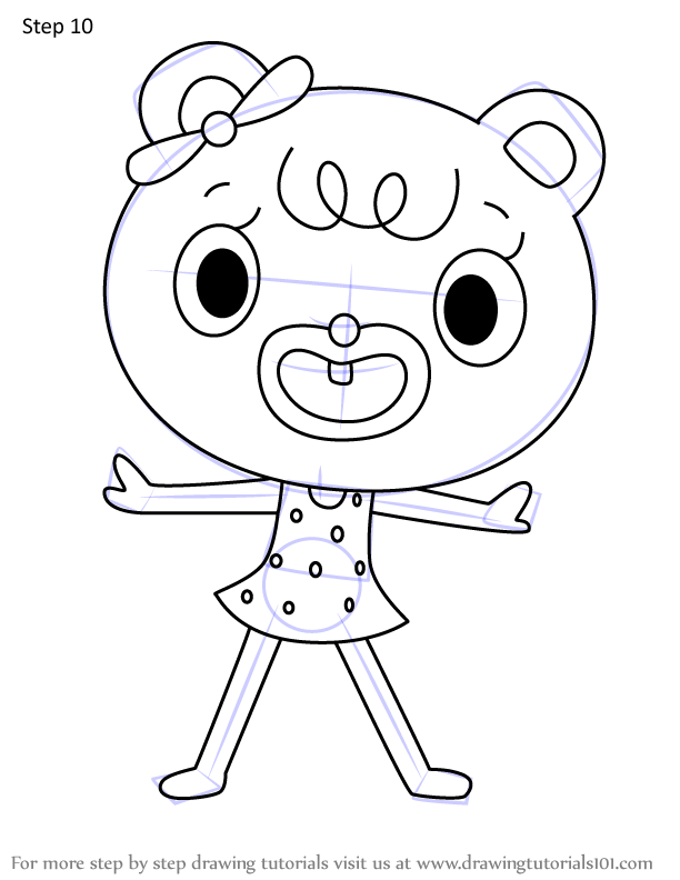 How to Draw Tish from Tish Tash (Tish Tash) Step by Step ...